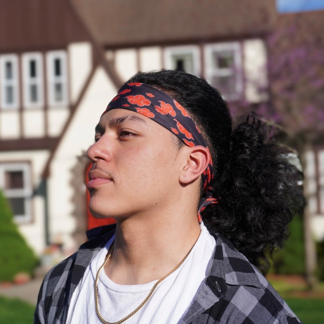 Red Clouds Print | Designer Headband – KBandz